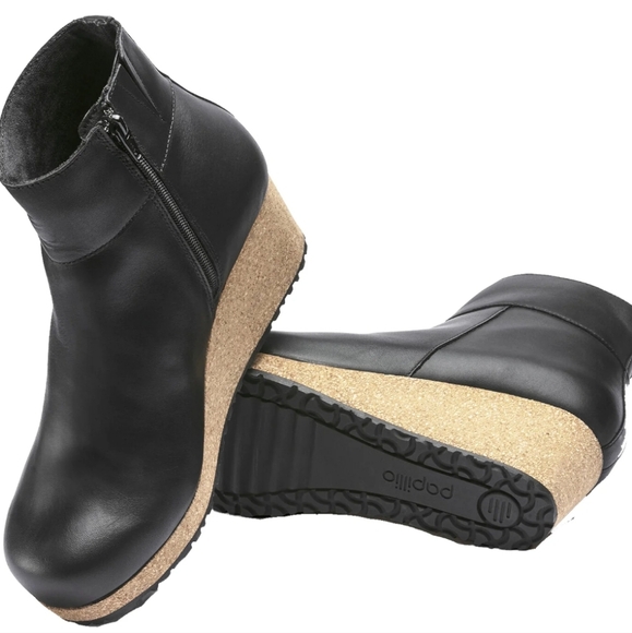 Birkenstock | Shoes | Birkenstock Papillio Ebba Black Leather | Poshmark